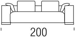 Beltá / Frajumar designové sedačky Suit 200cm