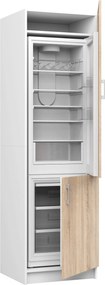 Skříň na vestavnou chladničku S 60cm Artus bílá/sonoma
