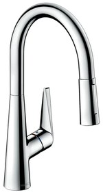 Hansgrohe Talis M51 - Páková kuchyňská baterie 200, Eco, vytahovatelná sprška, 2jet, sBox, chrom 73876000