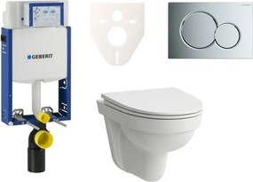 Cenově zvýhodněný závěsný WC set Geberit k zazdění + WC Laufen Laufen Pro Nordic SIKOGE2H2