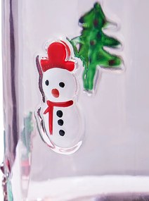 X-MAS Lucerna vánoční" 10 cm - růžová