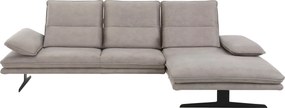 XXXLutz ROHOVÁ SEDAČKA, textil, šedá Chilliano - Sedací soupravy - 000137003815