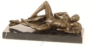 Erotická bronzová socha / soška - Sex 2