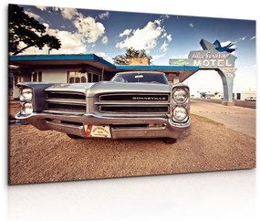 Malvis ® Obraz Americký motel Velikost: 120x80 cm