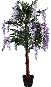 PLANTASIA Umělý strom, 150 cm, Wisteria fialová