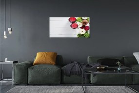 Obrazy na plátně Koktejly řepa-jablko 140x70 cm