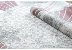 Luxusní kusový koberec akryl Sara růžový 160x230cm