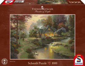 SCHMIDT Puzzle Dům v zátočině / 1000 dílků