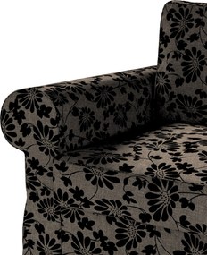 Potah na pohovku IKEA Backabro 2-místná, rozkládací barva hnědá látka pletený vzor, vzorované