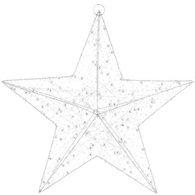 Dekorace vánoční hvězda s LED osvětlením 146994