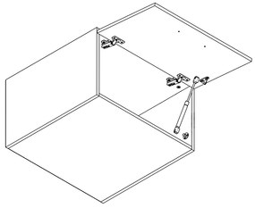 LANGEN ap | horní skříňka N60 | push open | artisan
