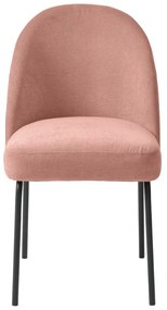 Designová jídelní židle Kaiholo růžová