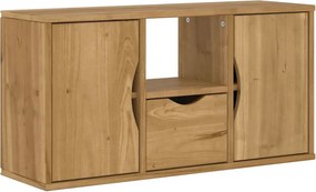 5 kusů TV skříněk s úložným prostorem "ODDA" Borovicový masiv 3365376