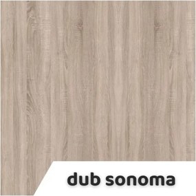 Ergonomický stůl Impress 160 x 90 cm, pravý, dub sonoma
