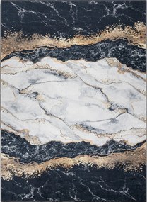 Kusový koberec ANDRE Marble 1124, 120x170, čiernobiela, chodba / predsieň, Dywany Łuszczów