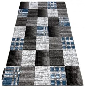 koberec ALTER Siena čtverce mřížka, modrý velikost 160x220 cm | krásné koberce cz