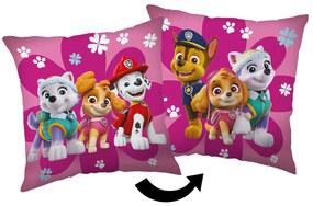 Jerry Fabrics DĚTSKÝ DEKORAČNÍ POLŠTÁŘ PAW PATROL 40X40 CM VZOROVANÁ