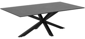 Konferenční stolek se skleněnou deskou Černý HONI