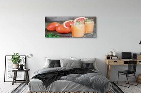 akrylový obraz grapefruit koktejl 120x60 cm