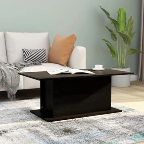 Konferenční stolek černý 102 x 55,5 x 40 cm kompozitní dřevo