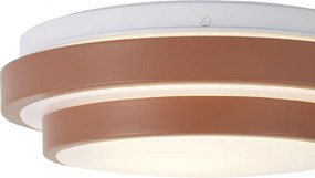 Moderní stropní svítidlo Sienna s bílou barvou 25 cm IP44 - Walden