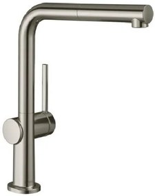 Hansgrohe M54 - Dřezová baterie Talis s výsuvnou koncovkou, sBox, vzhled nerezu 72809800