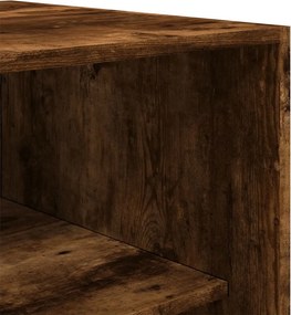 Šatní skříň kouřový dub 100 x 50 x 200 cm kompozitní dřevo 3307805