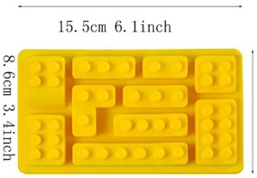 Silikonová forma "Lego" Varianty: Kostky, různé