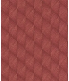 Vliesová 3D tapeta 687965 geometrická červená, bordó, zlatá / Tapety na zeď Tropical House (0,53 x 10,05 m) Rasch