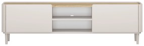 TV stolek Elivo 170 cm na nožkách - kašmírová / dub olejovaný