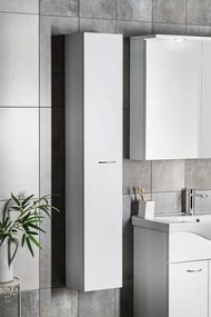 Aqualine Aqualine, ZOJA/KERAMIA FRESH skříňka vysoká 25x140x20cm, bílá, 51125