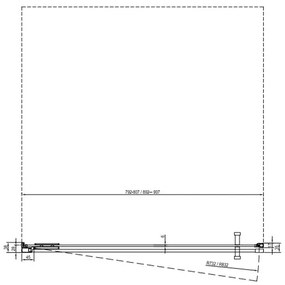 Ravak Cool Sprchové dveře 80 cm, transparent/chrom COSD1-80 X0VV40A00Z1