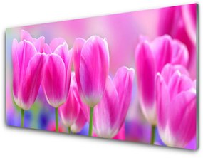 akrylový obraz Tulipány 125x50 cm