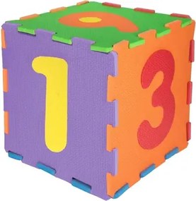 TEDDIES Pěnové puzzle Čísla 10 ks / Pěna / 2+