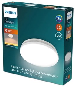 Philips - LED Stropní svítidlo se senzorem ACUNA LED/12W/230V 2700K