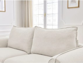 Béžová pohovka na každodenní spaní/rozkládací 236 cm Archimede – Bobochic Paris