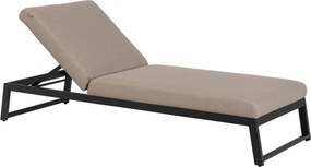 Doppler Melia LIKA-TEX® mocca - luxusní zahradní lehátko - Rozbalené zboží (N622)
