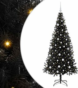 Vánoční stromeček Černá 180 cm PVC 3396481