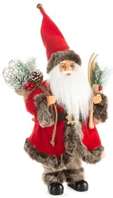 VÁNOČNÍ FIGURKA SANTA 40 CM ČERVENÁ