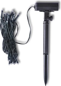 Zimostrázová koule s umělými lístky 35cm s LED řetězem 2ks 270058