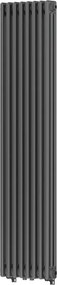 Mexen Denver dekorativní radiátor 1600 x 378 mm, 1487 W, antracit - W215-1600-378-00-66