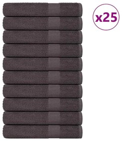 Ručníky FROGN 25 ks antracitové 100x200 cm 360 g/m² 136700