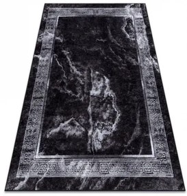 Dywany Luszczow Dětský kusový koberec MIRO 51278.810 pratelný  Mramor, řecký protiskluz, černý / bílá Rozměr koberce: 200 x 290 cm