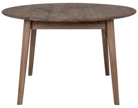Rozkládací jídelní stůl METZ tmavý dub 118cm 2201810