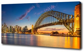 Wallmuralia Moderní obraz canvas na rámu Panorama Sydney 100x50