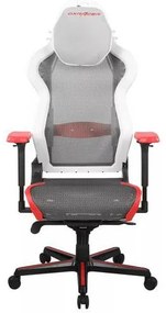 Kancelářská židle DXRacer Air RN1/WRN - bílá, červená, šedá