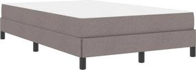 Postel s boxspringem Taupe 120 x 200 cm textil 3398483