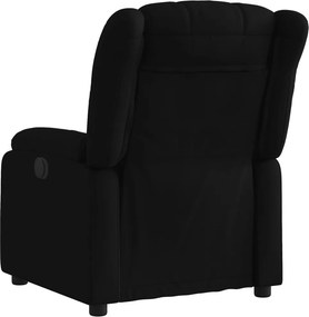 Elektrické polohovací křeslo černé textil 3205294
