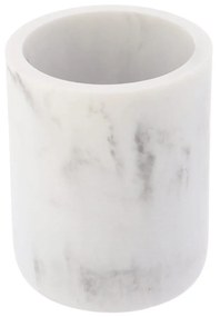 Koupelnový pohár Everist Marble, bílá, 250 ml