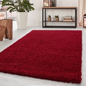 Ayyildiz koberce Kusový koberec Dream Shaggy 4000 Red ROZMĚR: 80x150